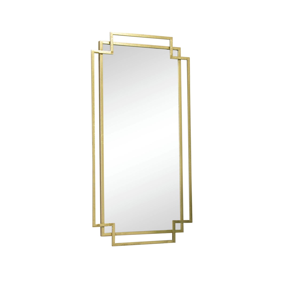 Gold Foiled Wall Mirror 94cm x 48cm