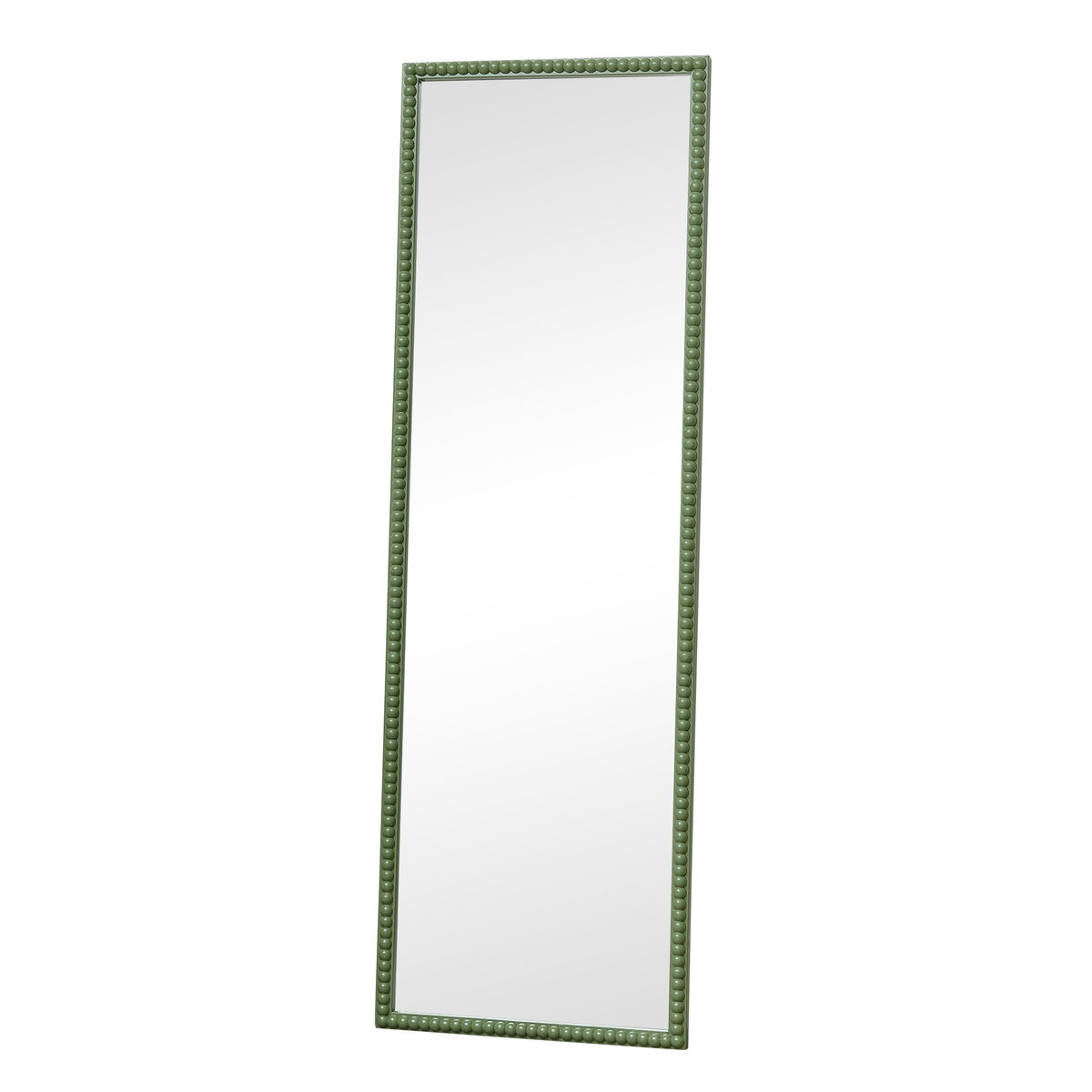 Large Rectangle Olive Green Bobbin Bobble Wall Mirror 168cm x 54cm ...