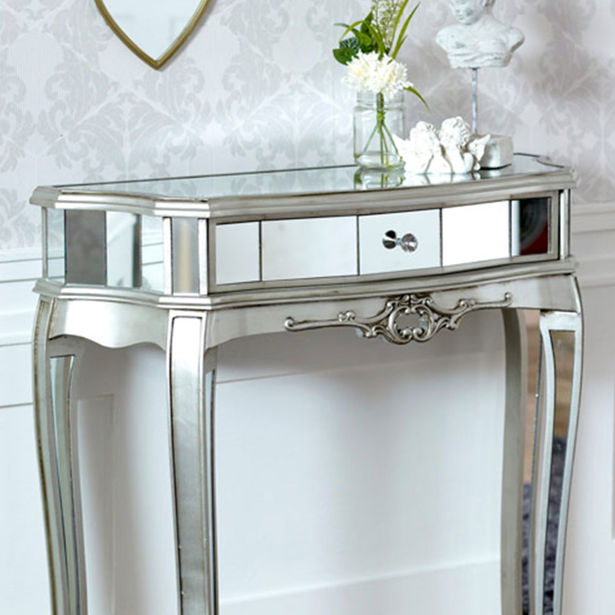 Half Moon Console Table - Tiffany Range