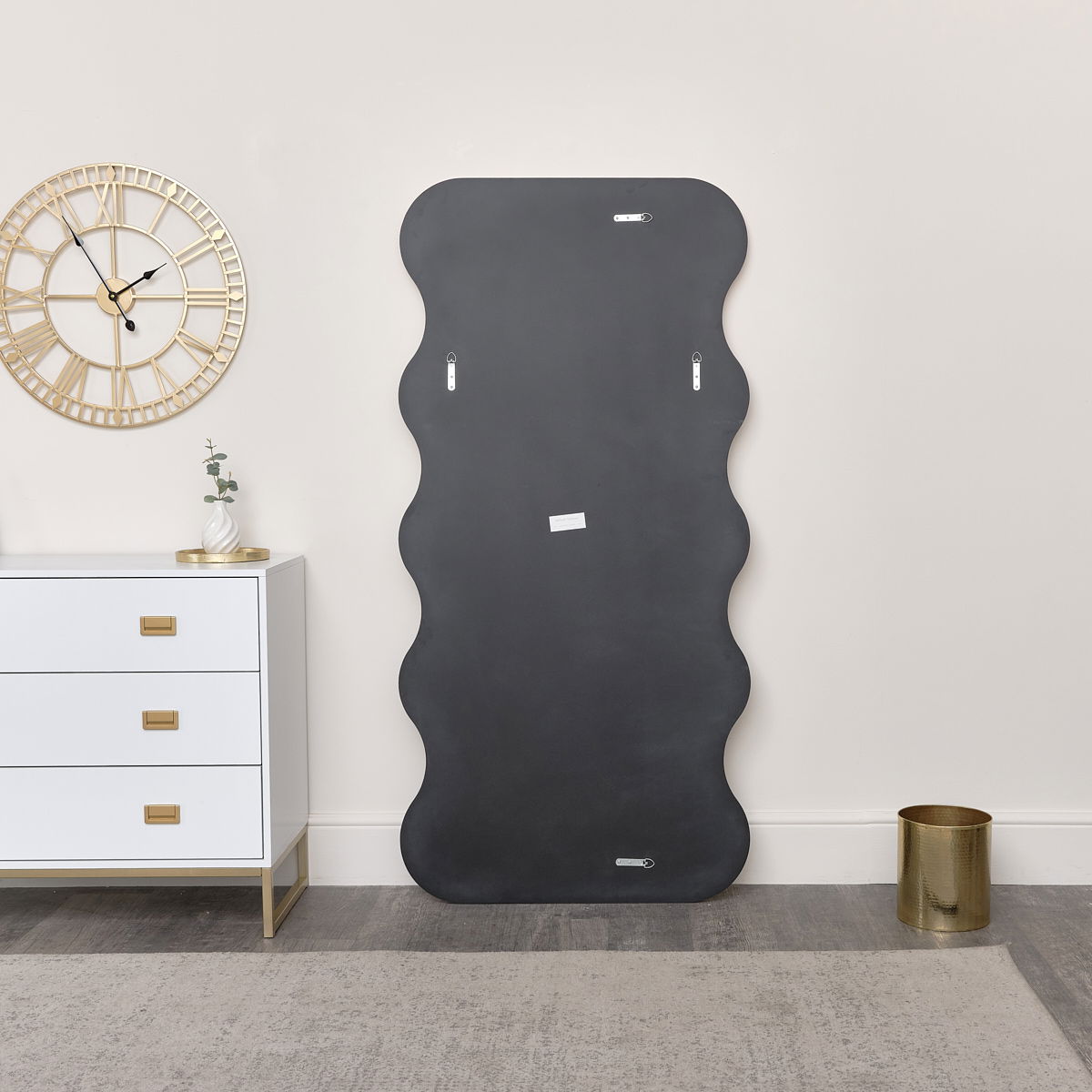 Pink Full Length Wave Mirror - 163cm x 80cm | Melody Maison