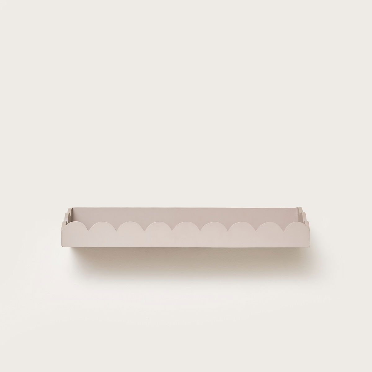 Pink Scalloped Wall Storage Shelf - 61cm | Melody Maison