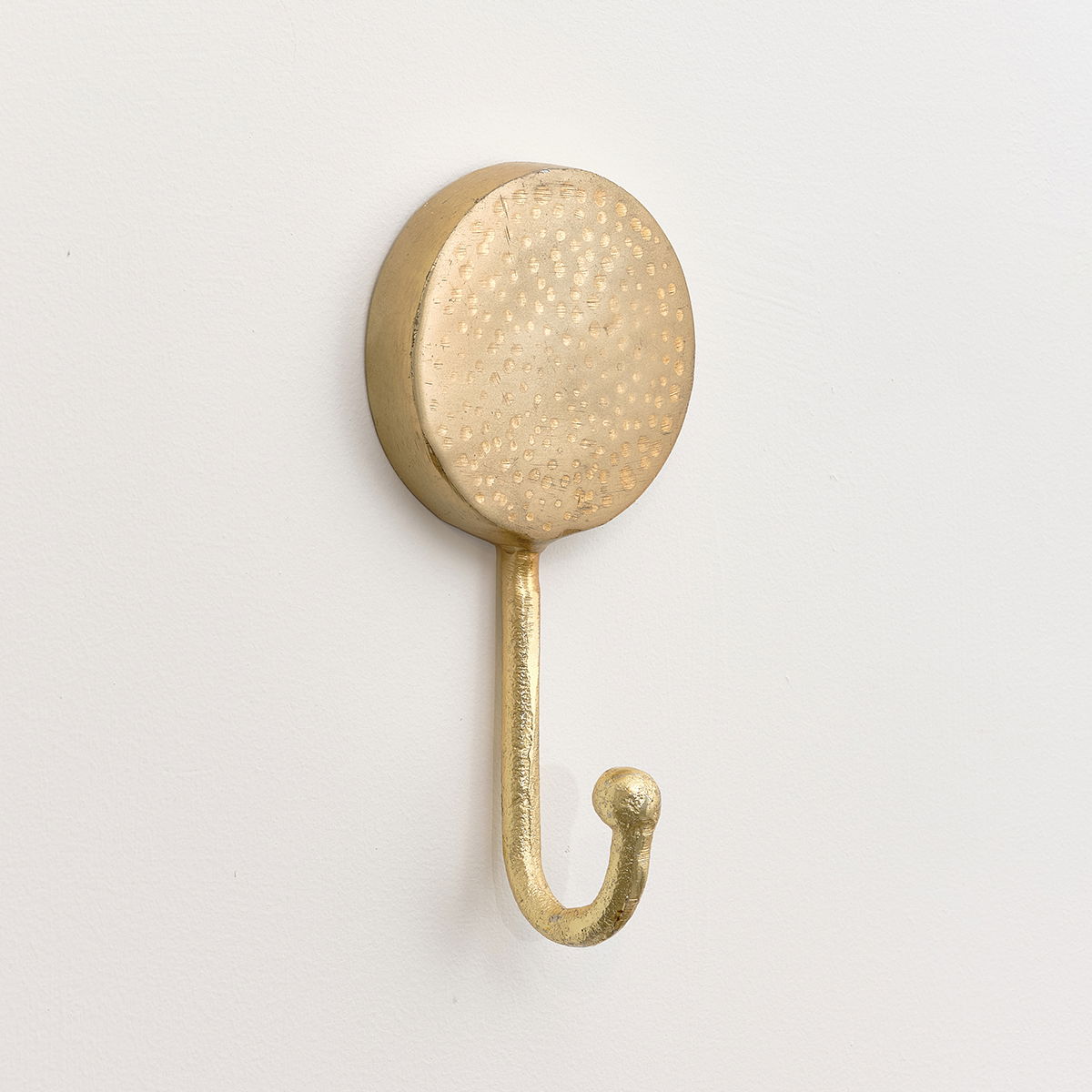 Round Gold Hammered Wall Hook | Melody Maison