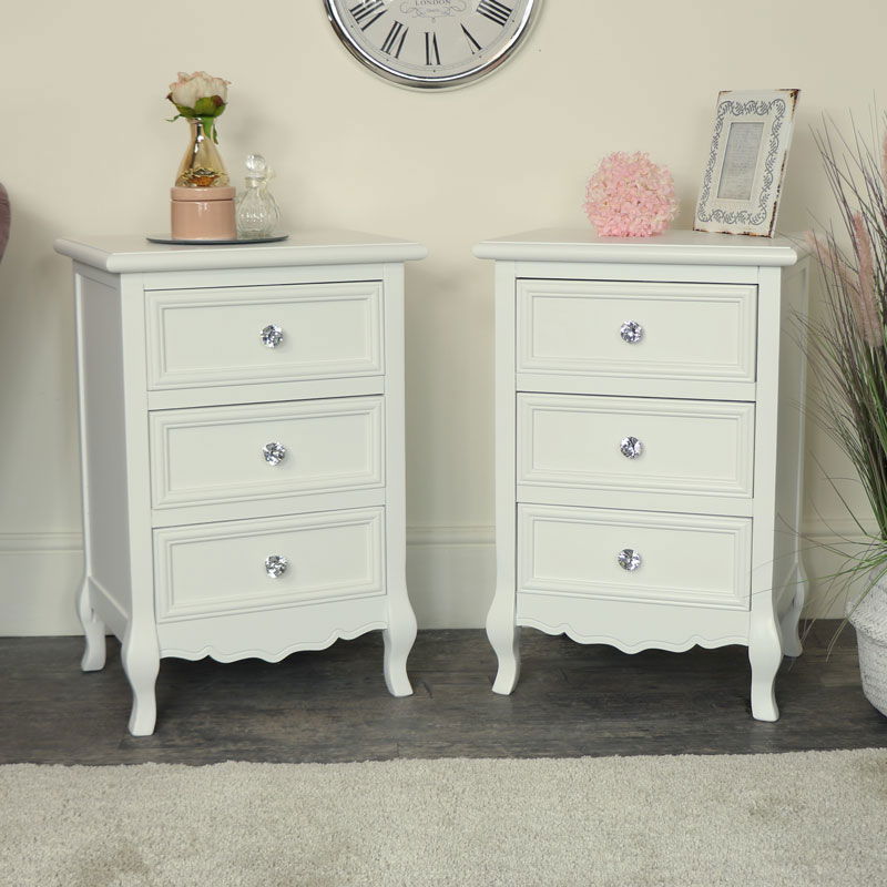 Dressing Table Set & 2 x Bedsides - Victoria Range | Melody Maison